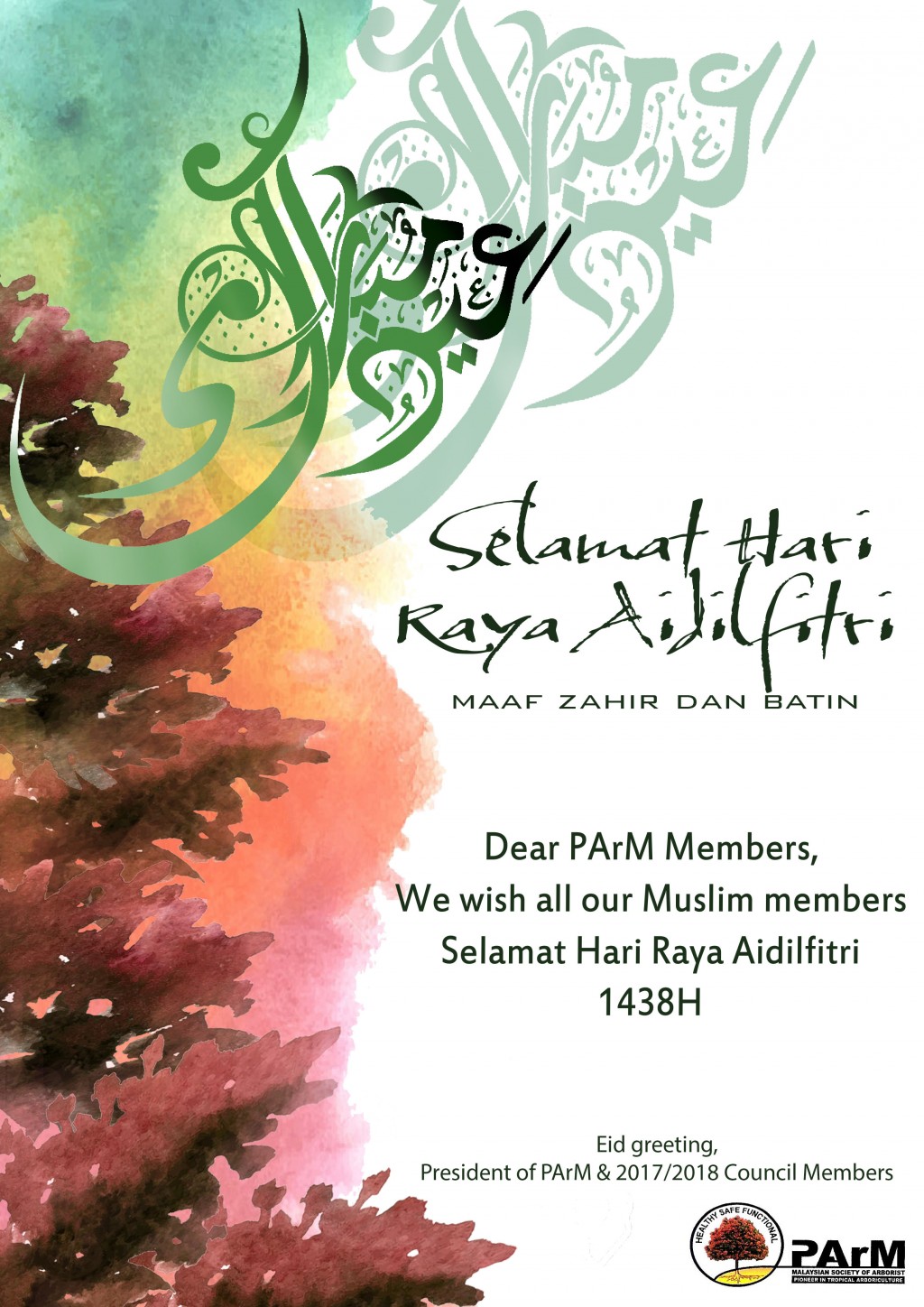 kad raya | Malaysian Society of Arborist